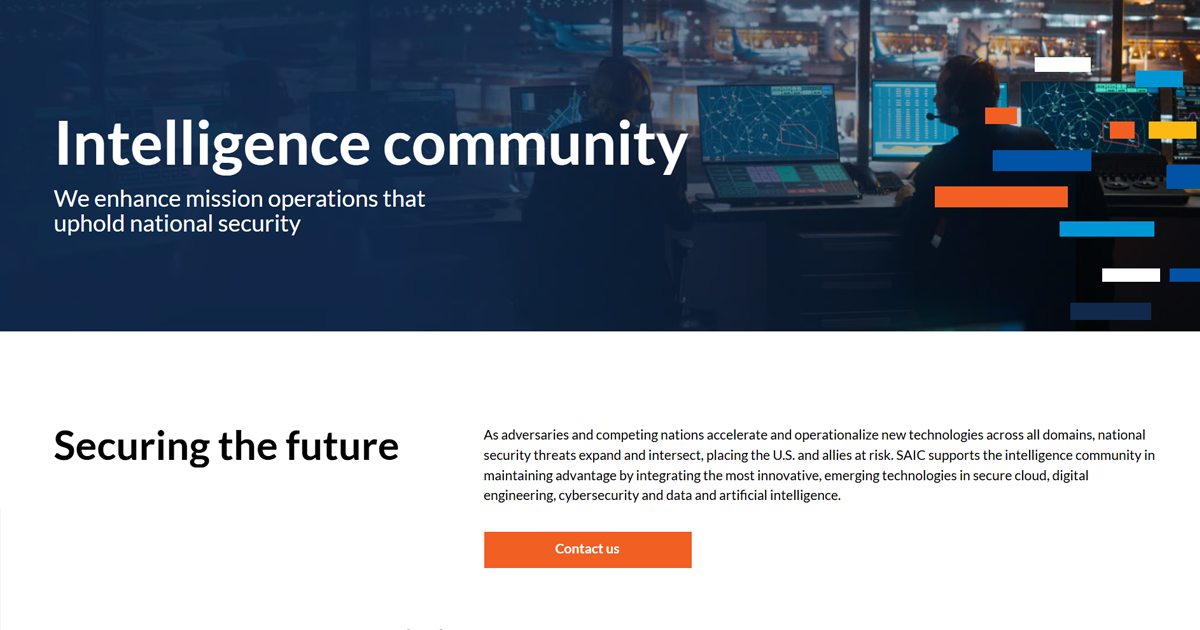SAIC | Intelligence Community